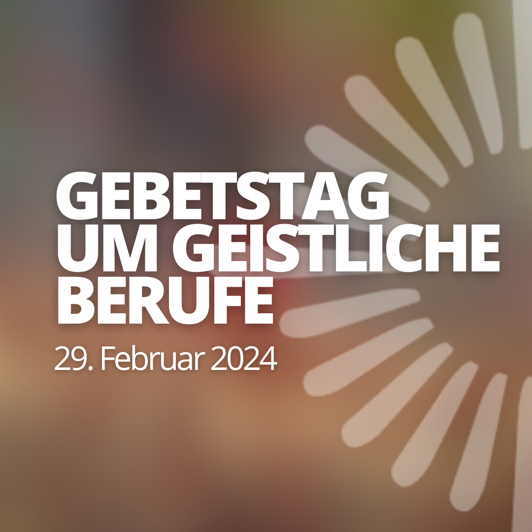Gebetstag um geistliche Berufe